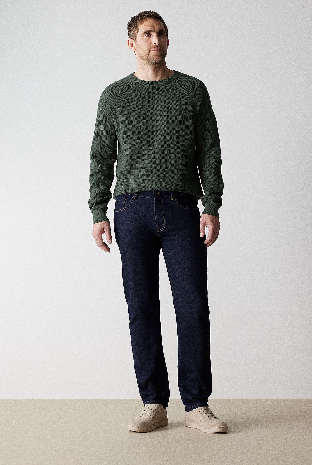 Dark Navy Regular Rinse Wash Jean - Pants | Outlet