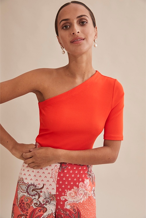 One Shoulder T-Shirt | T-Shirts & Tops